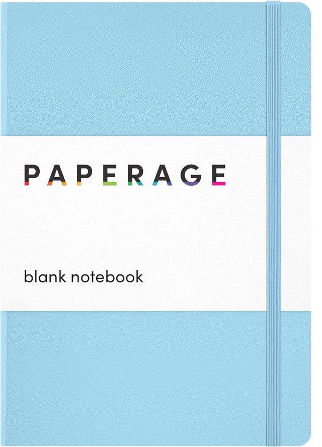Casebound Blank Journal-Light Blue – YellowandCo